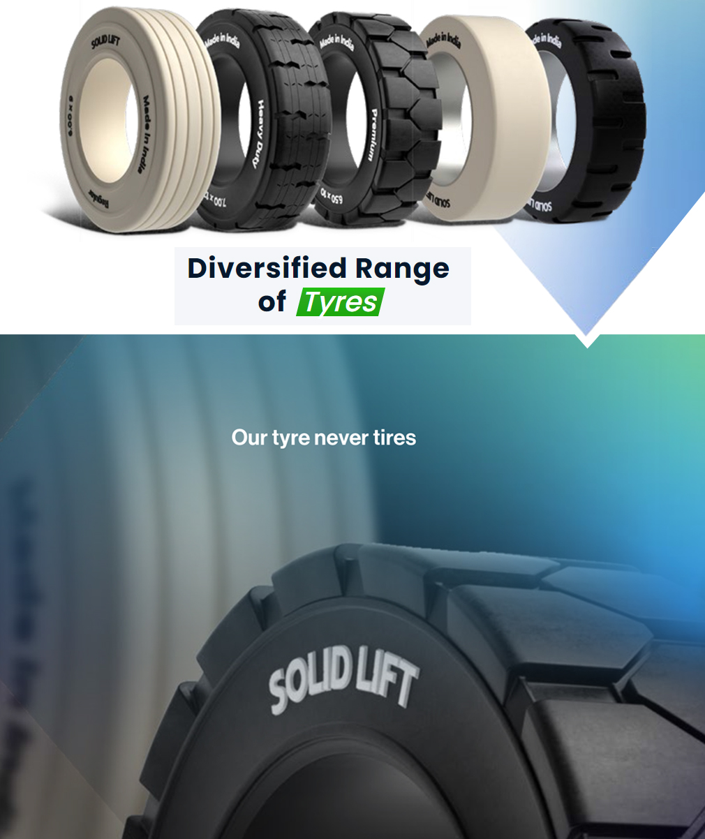 Solid Rubber Tyres - SSK Group UAE